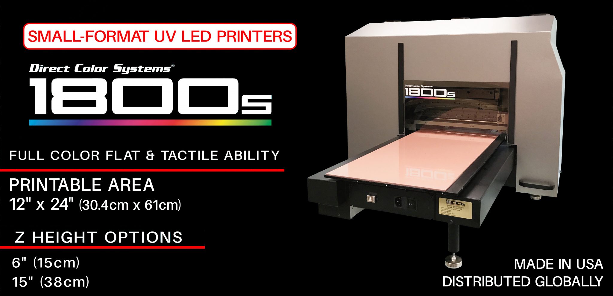 1800s Small-Format UV Flatbed LED Printers | UV Printers